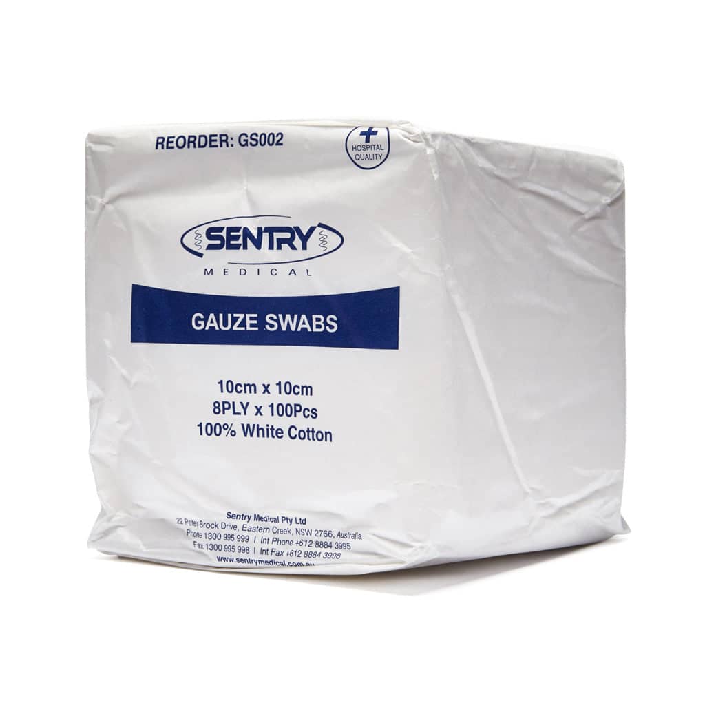 Sentry Gauze Swab 10cmx10cm n/st 100 – HomeHealth & Medical Supplies